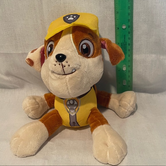 Paw Patrol | Toys | Paw Patrol Pup Pals Rubble Dog Plush Stuffed Animal ...